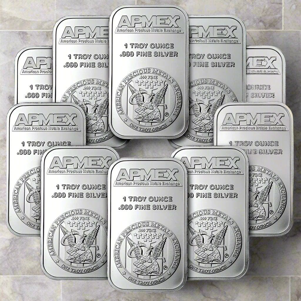 APMEX Silver Bullion Collection - 30 Stunning Pieces! – Coins & Bars