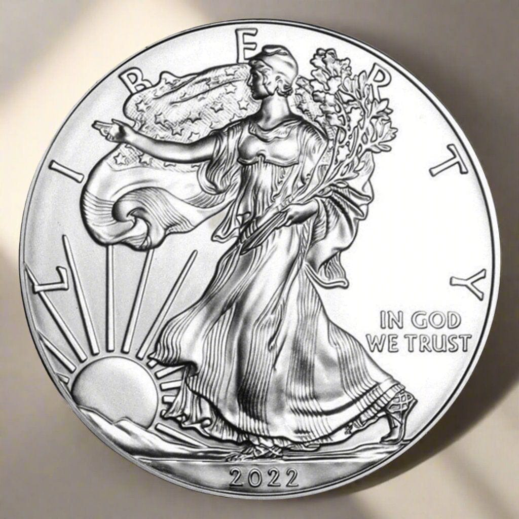 Uncirculated US American Eagle Silver Coin by Apmex – Coins & Bars